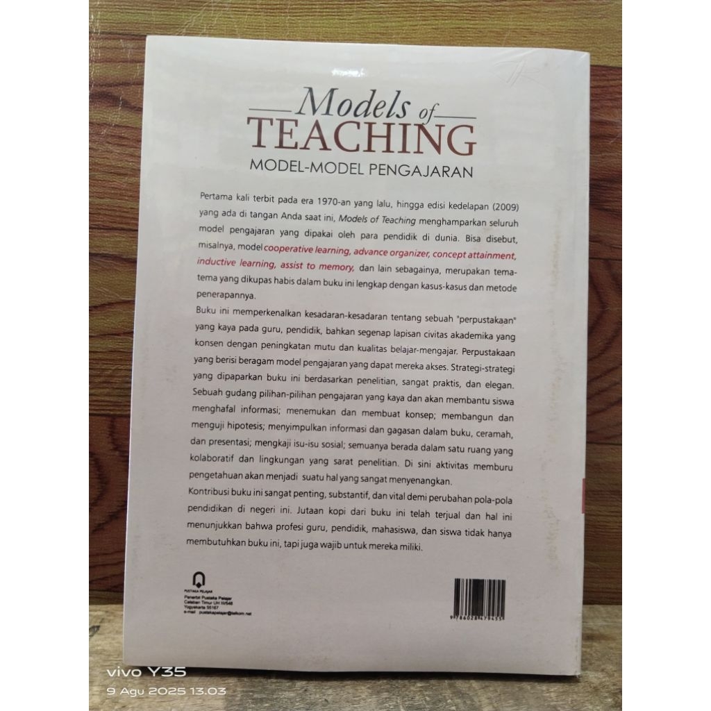Jual Buku models of teaching model-model pengajaran edisi kedelapan ...