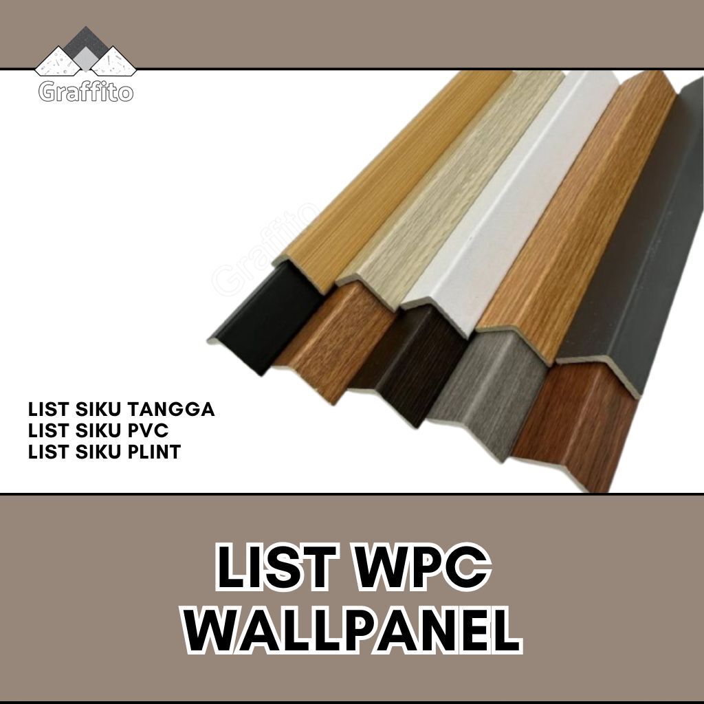 Jual [290CM]LIST SUDUT SIKU L WPC WALLPANEL/ LIST PENUTUP WPC /LIS WPC ...