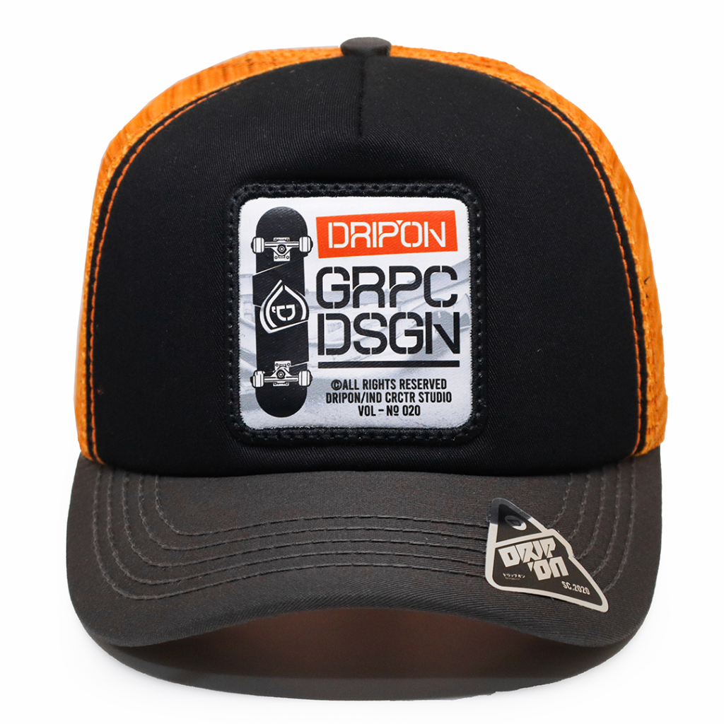 Jual Drip'on Topi Visor Pendek Trucker Long Board | Shopee Indonesia