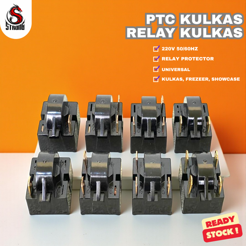 Jual STRONG Relay / PTC Compressor Kulkas Universal 1 Pin-2 Pin-3 Pin-4 ...