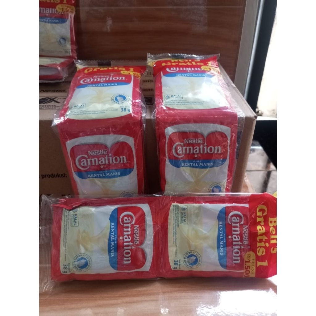 Jual Nestle Carnation sachet 1 karton isi 20 renceng - susu kental ...