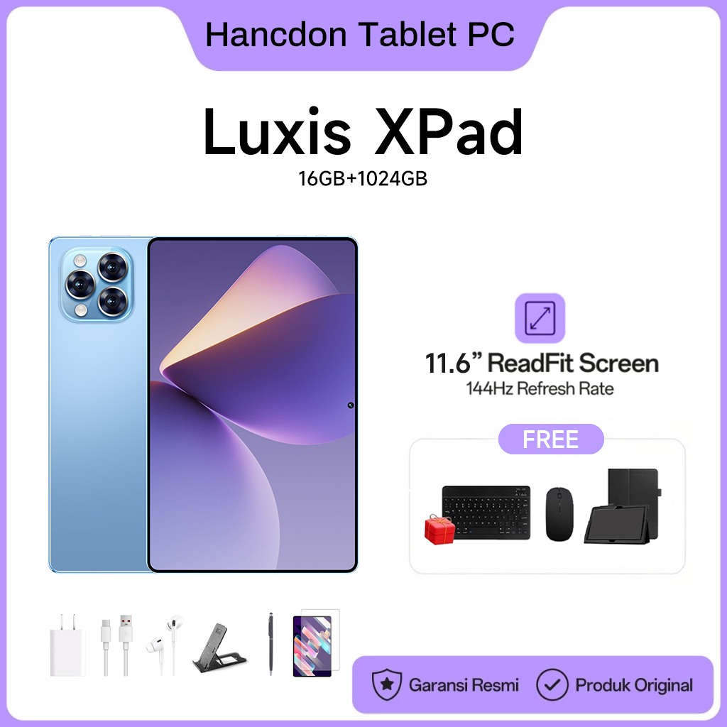 Jual Luxis Tablet PC Tablet Android XPad (16GB+1024GB)11.6inch"lPS ...