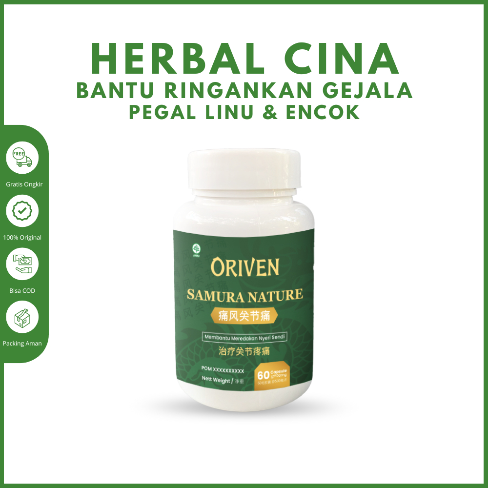 Jual Oriven - Herbal Cina Membantu Meredakan Gejala Encok & Pegal Linu ...