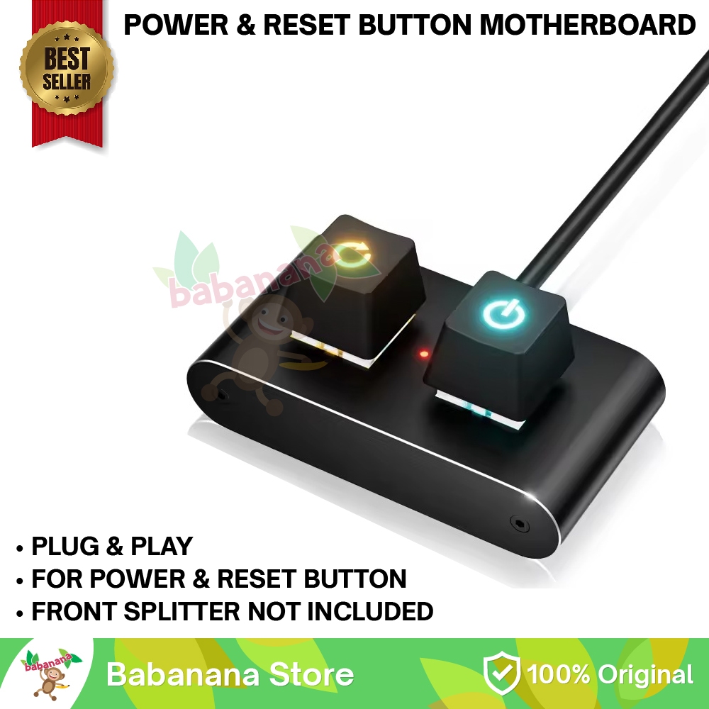 Jual Kabel RGB Front Switch Power and Reset Button For PC CPU Komputer ...