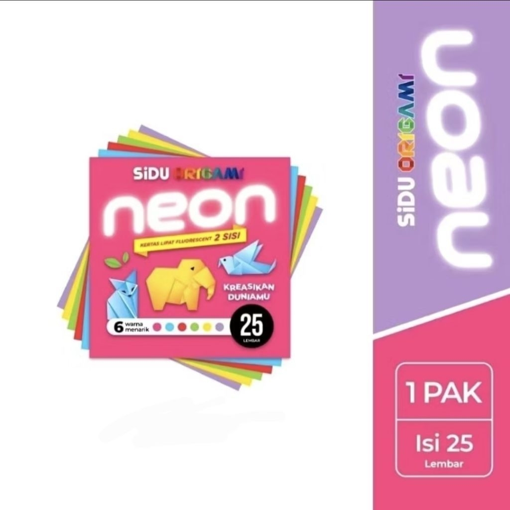 Jual SIDU KERTAS ORIGAMI 12x12 14x14 16x16 / KERTAS LIPAT 100 LEMBAR ...