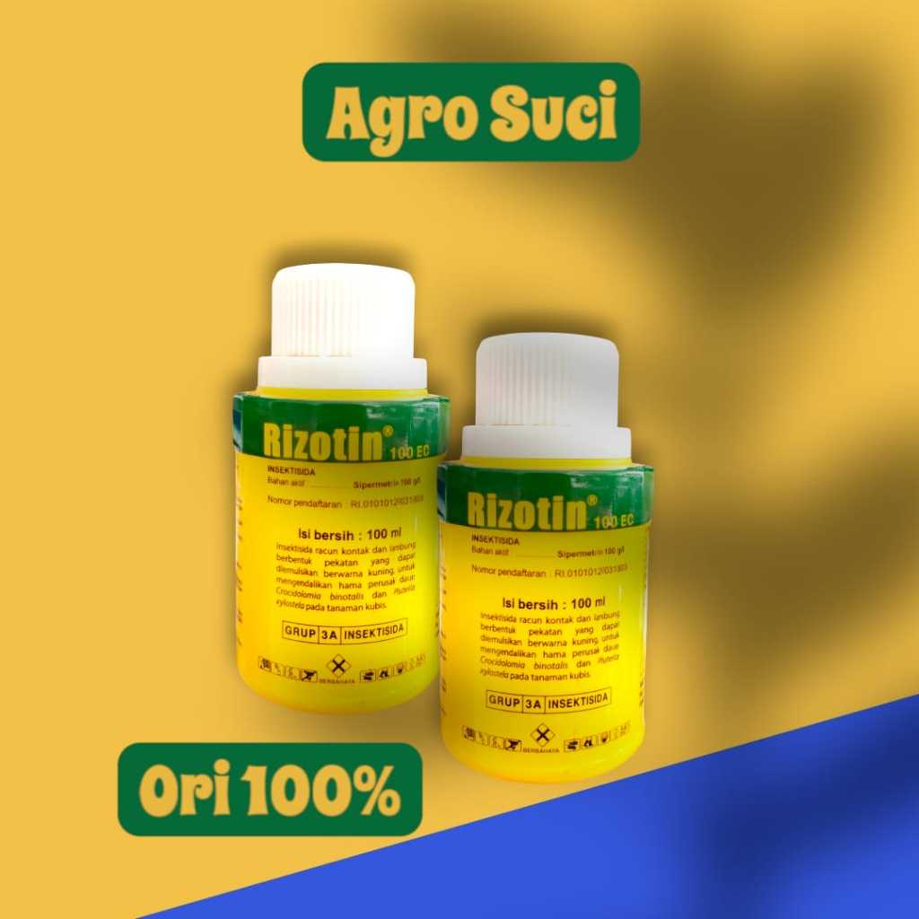 Jual Insektisida Rizotin 100EC - 100 ml (pembasmi wereng dan hama ...