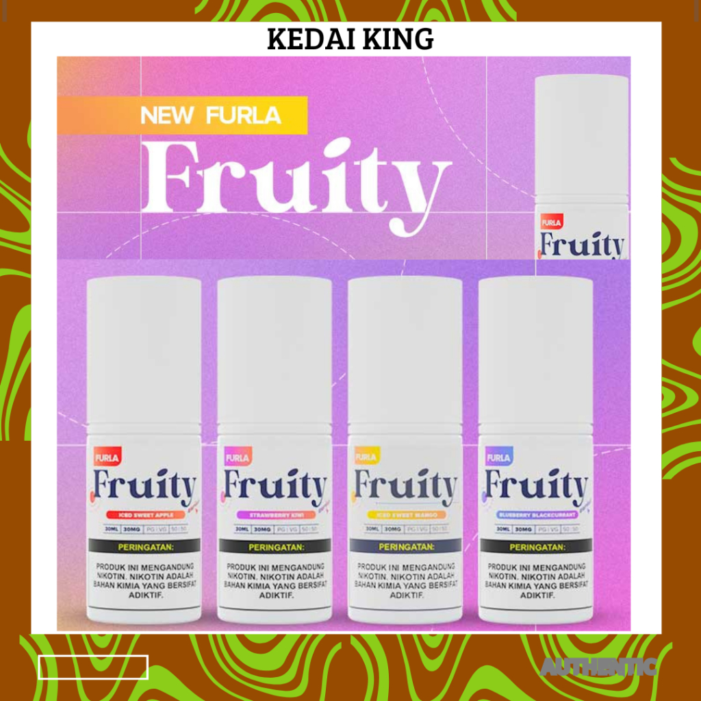 Jual FURLA FRUITY SERIES SALTNIC 30ML 100% AUTHENTIC BY DUNIA JUICE ...