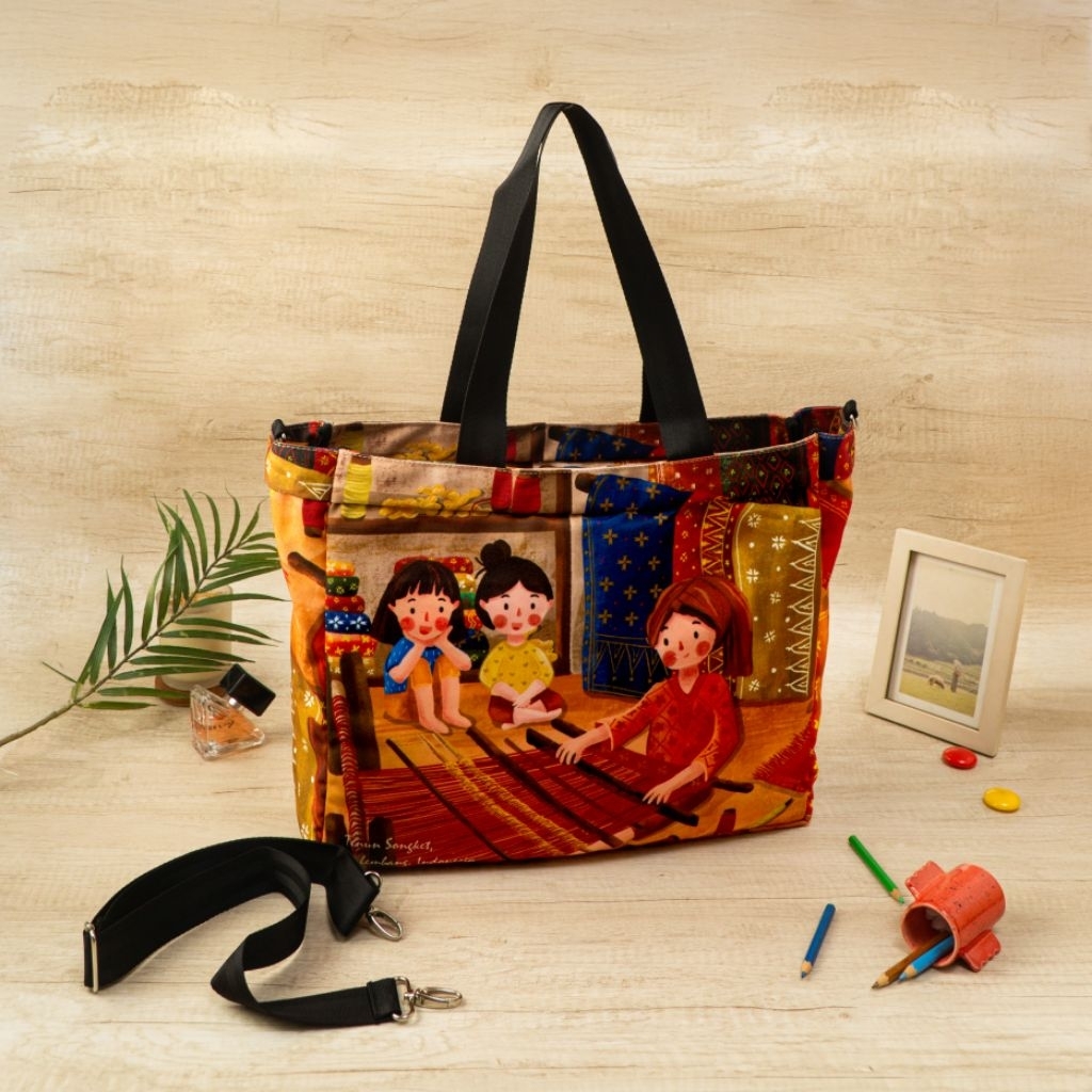 Jual Tote Bag Tenun Songket Palembang | Shopee Indonesia