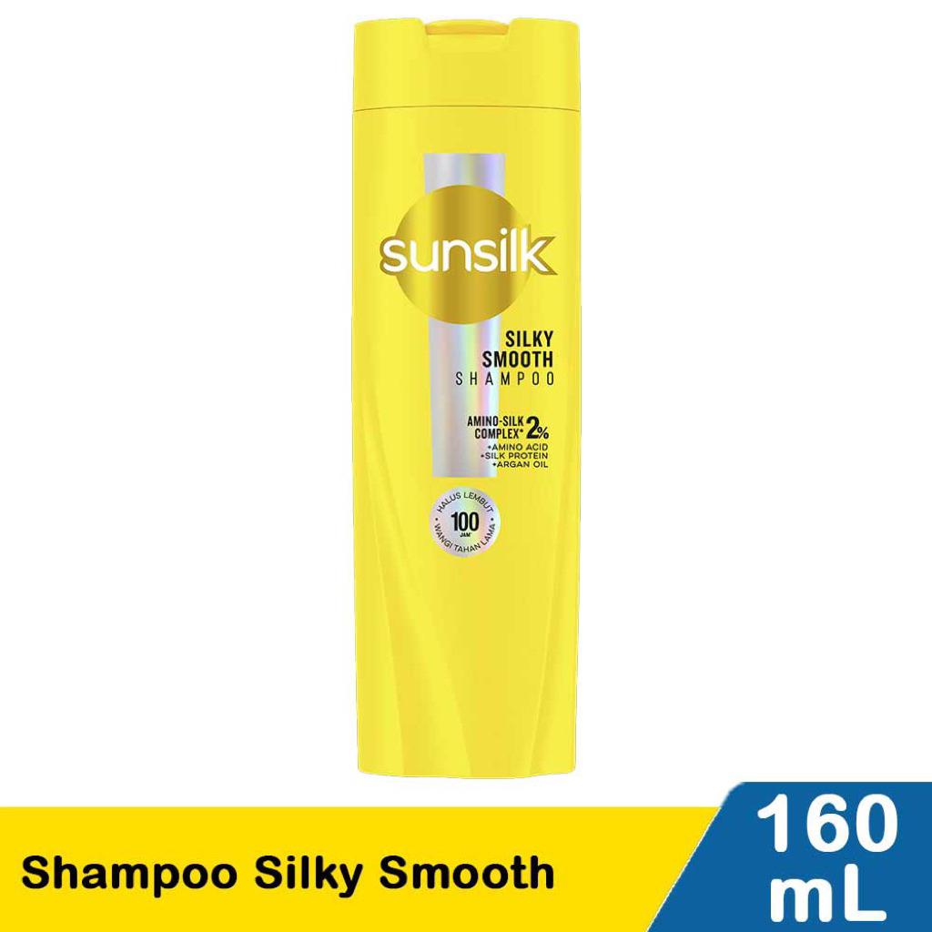 Jual Sunsilk Shampoo Silky Smooth Amino-Silk Complex 160ml | Shopee Indonesia