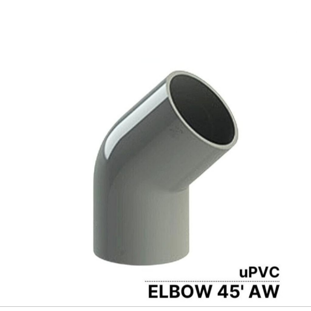 Jual Elbow 45 PVC AW 2 inch Keni 45 PVC AW 2" Keni L45 PVC JIS 2 inch ...
