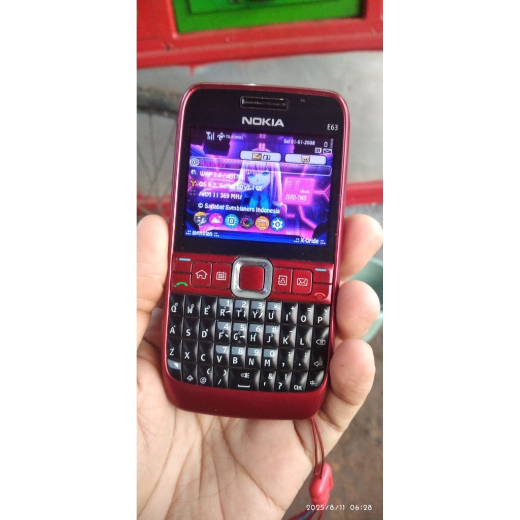 Jual Nokia E63 Merah full modding | Shopee Indonesia