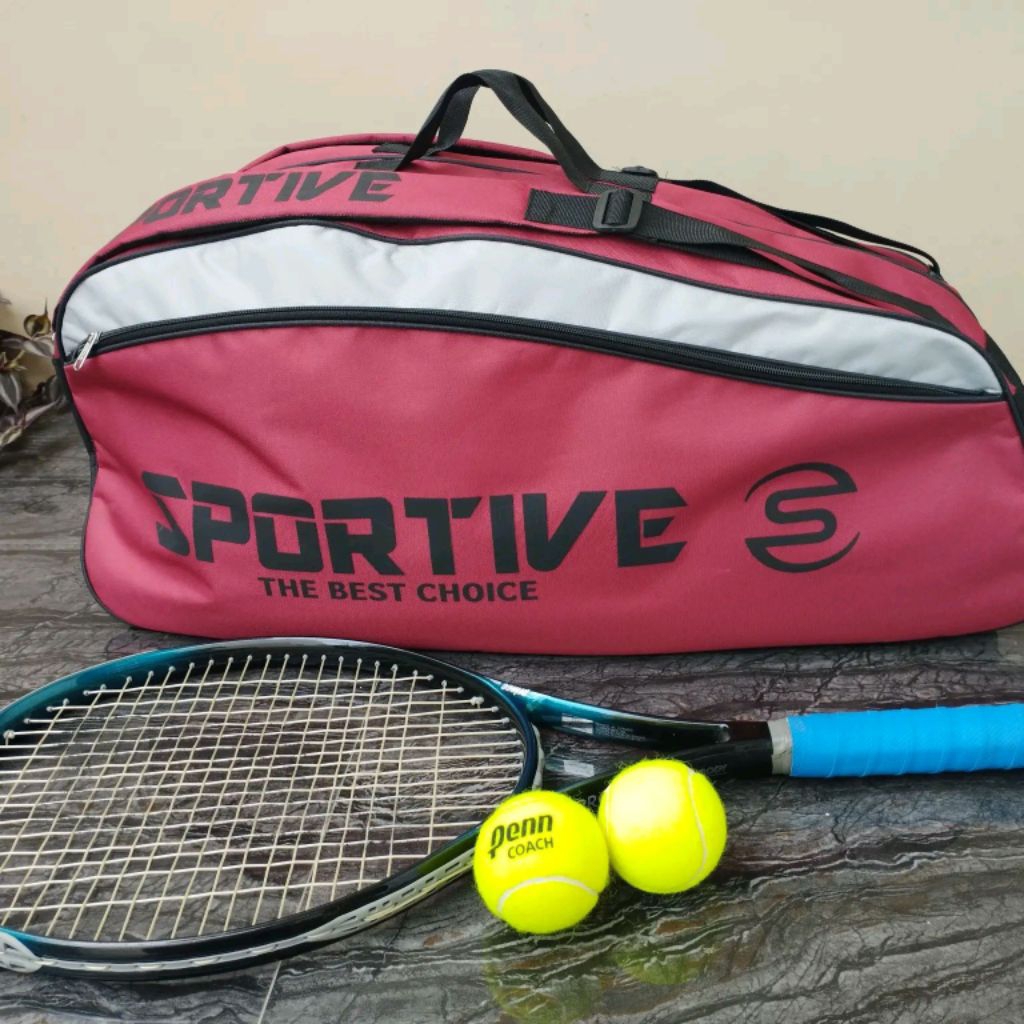 Jual Tas Tenis Lapangan 2 Ruang Waterproof | Shopee Indonesia