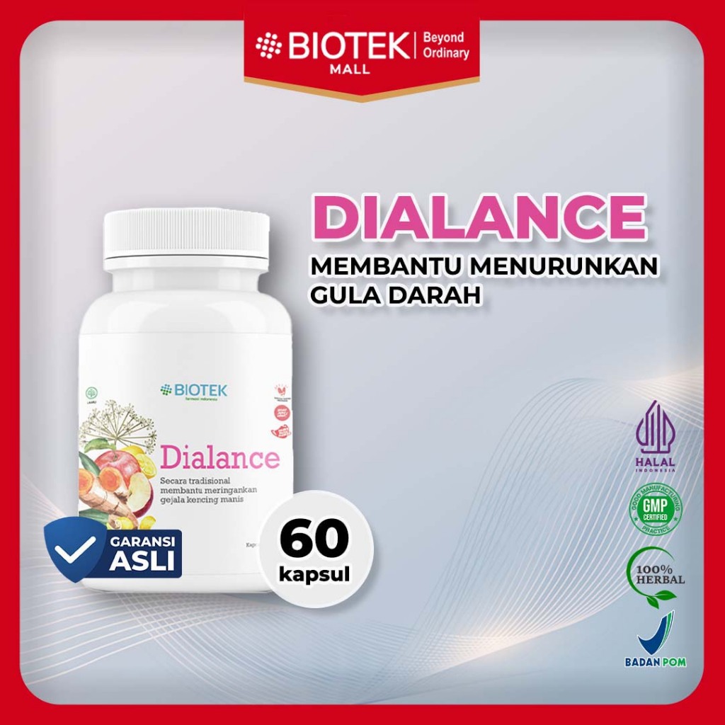Jual Obat Herbal Dialance Biotek Farmasi | Obat Gula Darah | Penurun ...