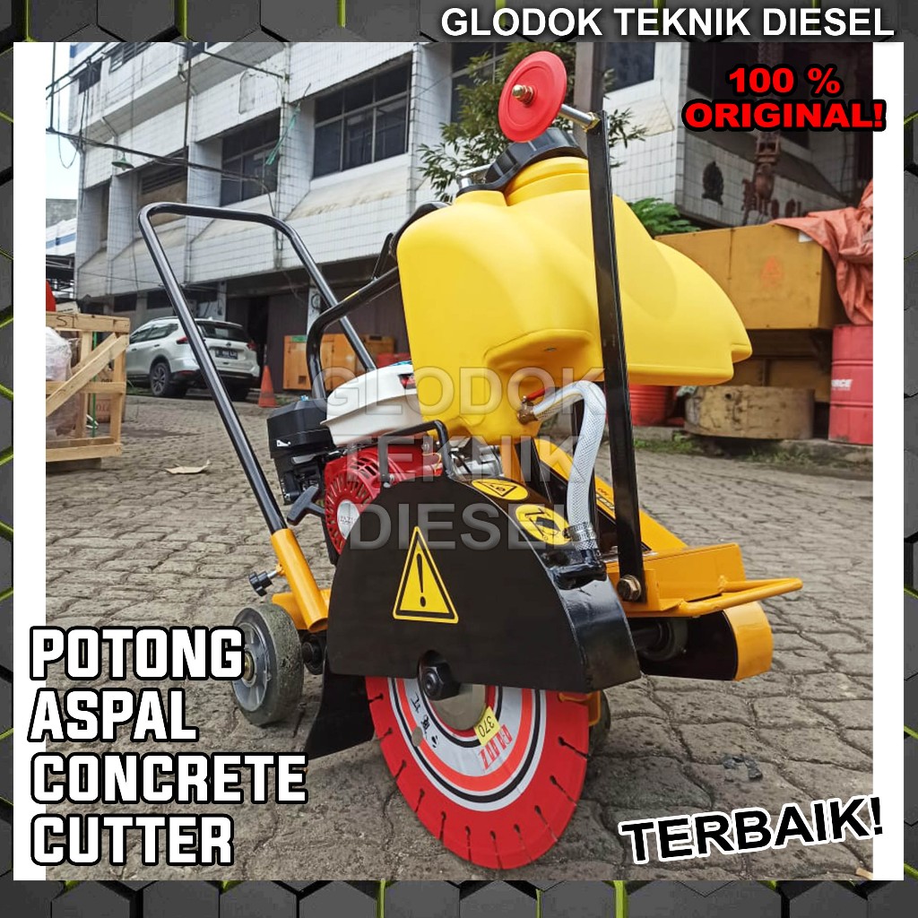 Jual Mesin Potong Aspal Beton Asphalt Concrete Cutter + Honda ENGINE ...