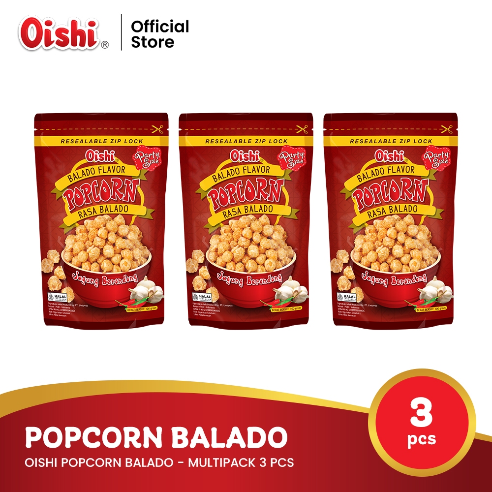 Jual Popcorn Balado - Multipack 3 pcs | Shopee Indonesia