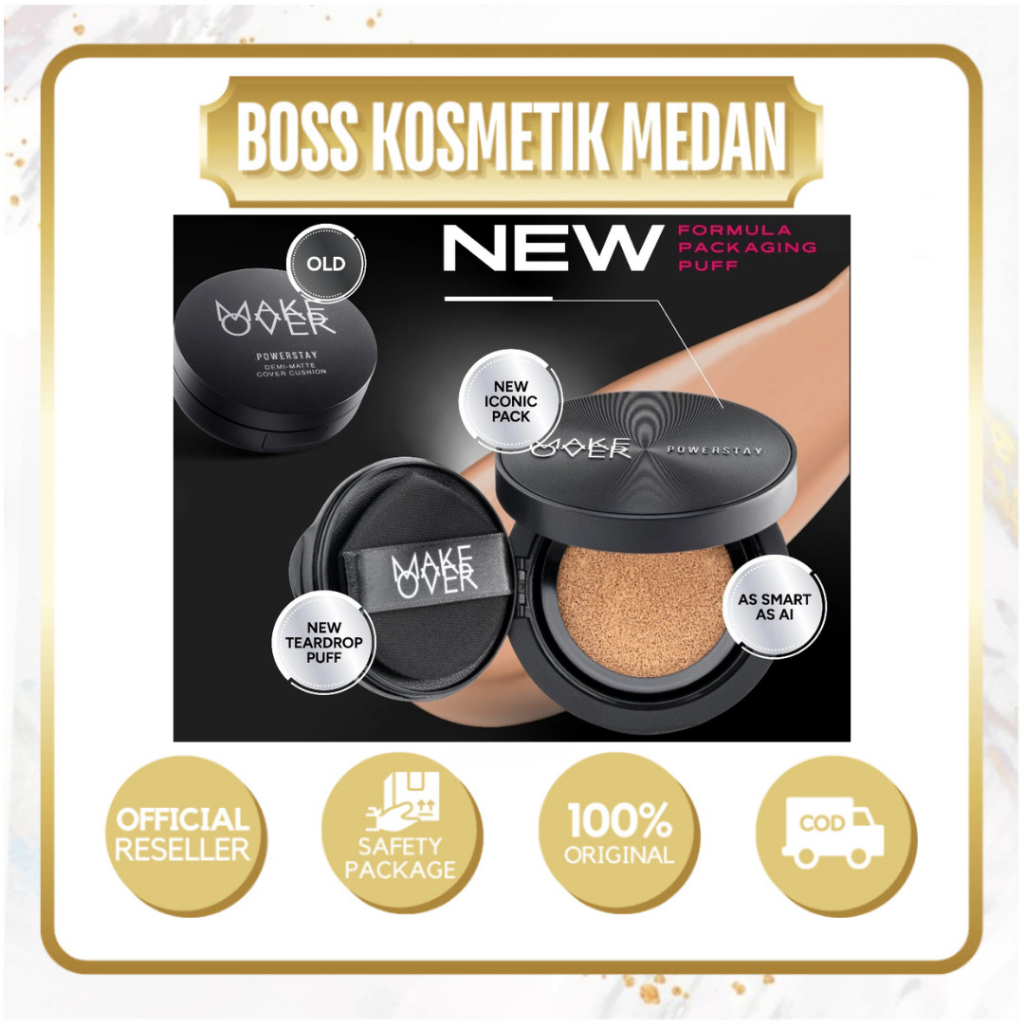 Jual Make Over Powerstay Sync Matte Cushion 24H Strongwear | Shopee ...
