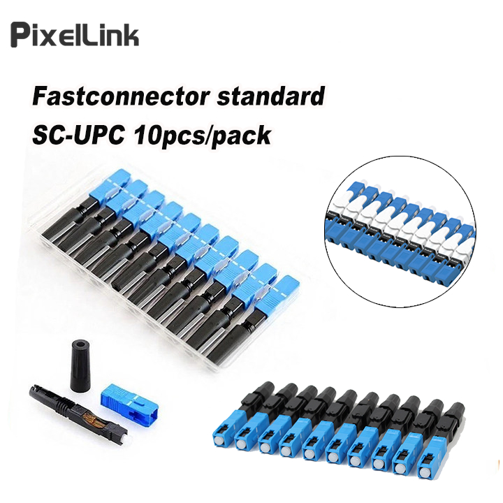 Jual PixEILink Fastconnector Buka UPC 1Pack ISI 10Pcs SC UPC Fiber Optik FTTH Fast Connector ...