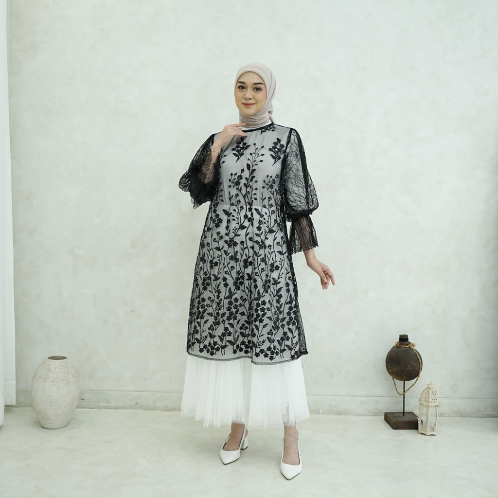 Jual Perfectu Official Jasmine Tunik Outer Mewah Simple Elegant ...