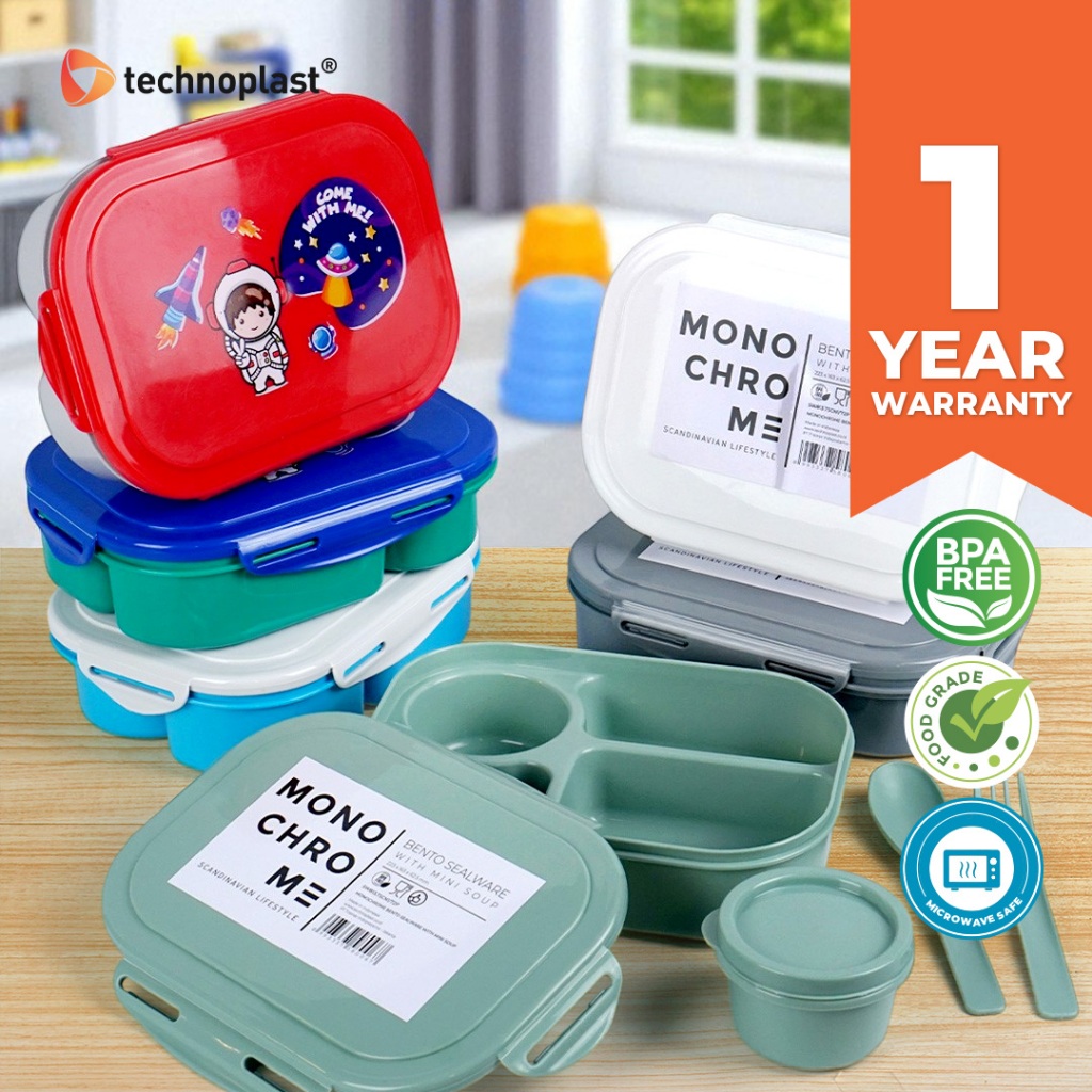 Jual Technoplast Bento Buddy Tempat Makan Anak | Lunch Box Astronaut ...
