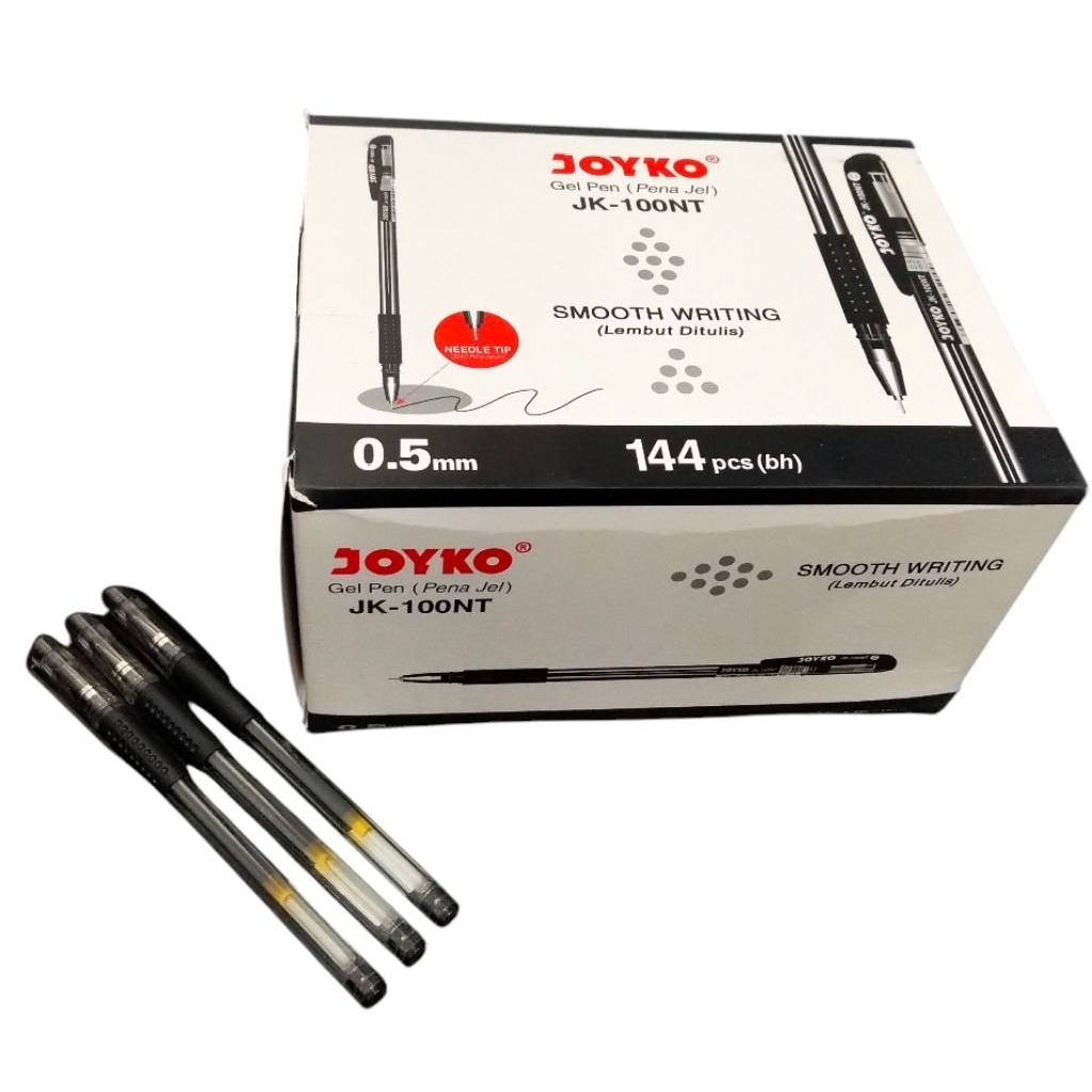 Jual Pulpen Gel Joyko JK-100 NT/JK-100 Harga per Gross(12 Lusin ...