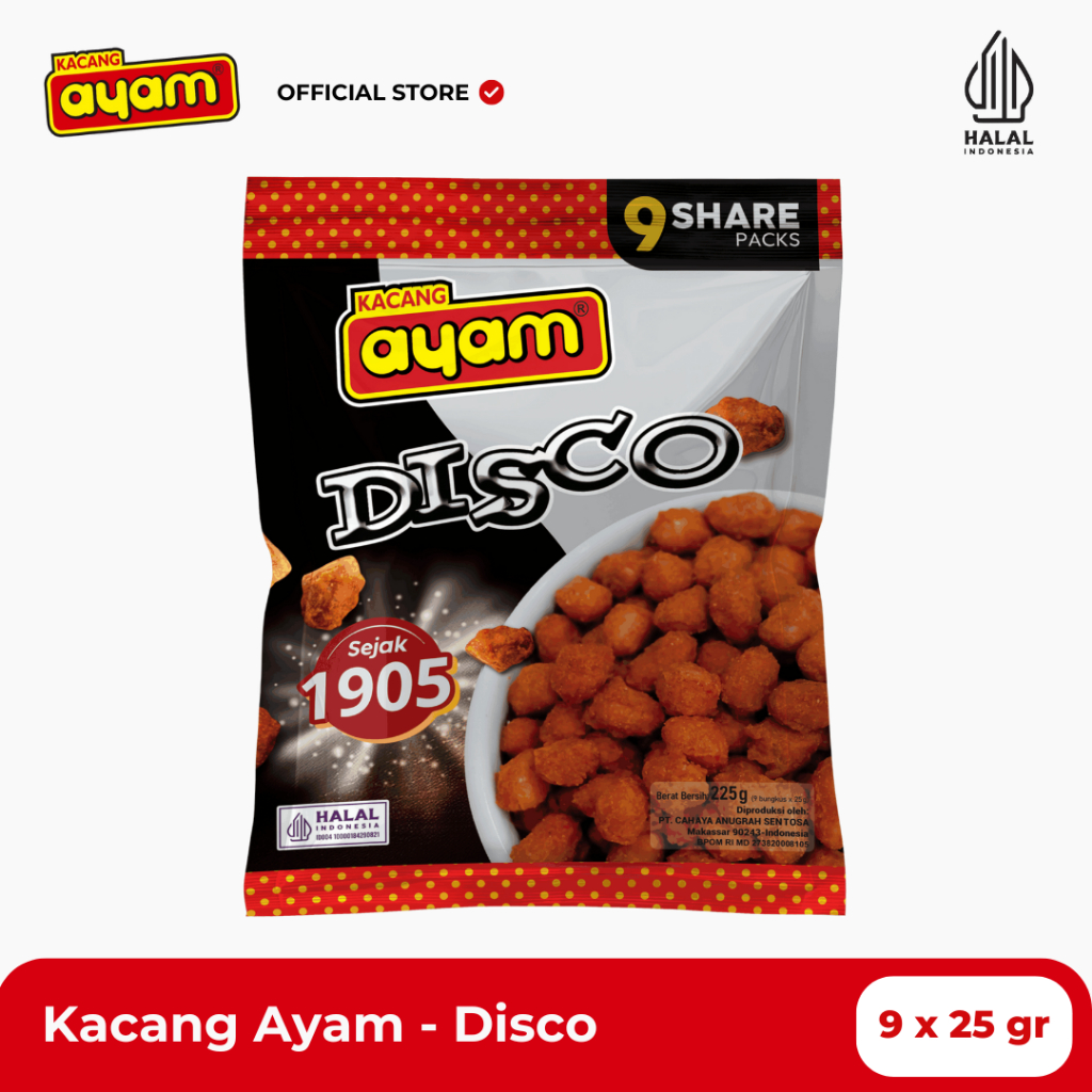 Jual Kacang Ayam - Disco Share Packs (9 in 1) 225gr | Shopee Indonesia
