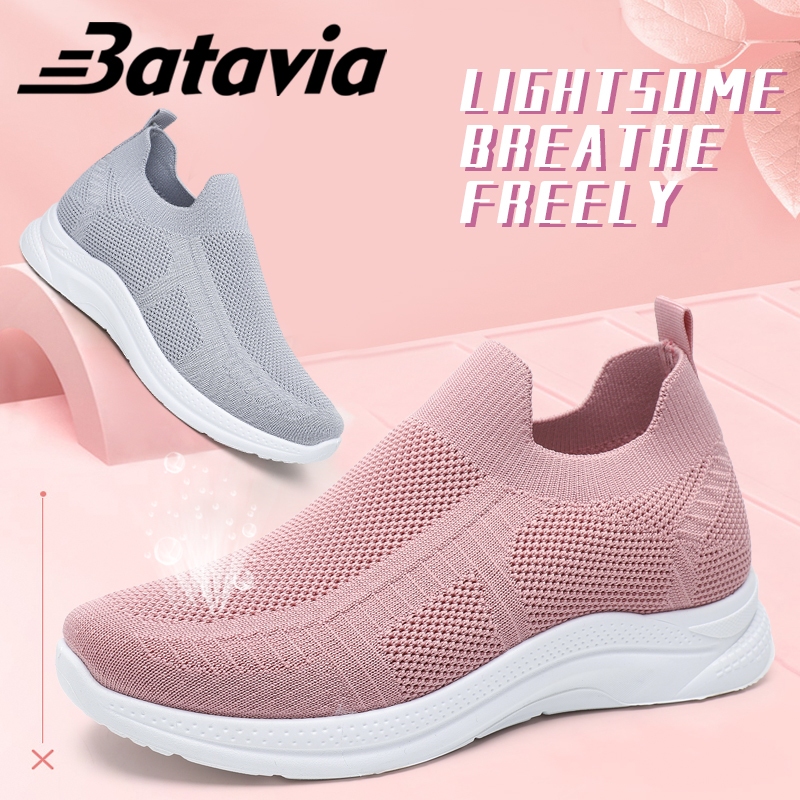 Jual Batavia Baru Wanita Rajut Wanita Sepatu Sekolah Sepatu Perempuan ...