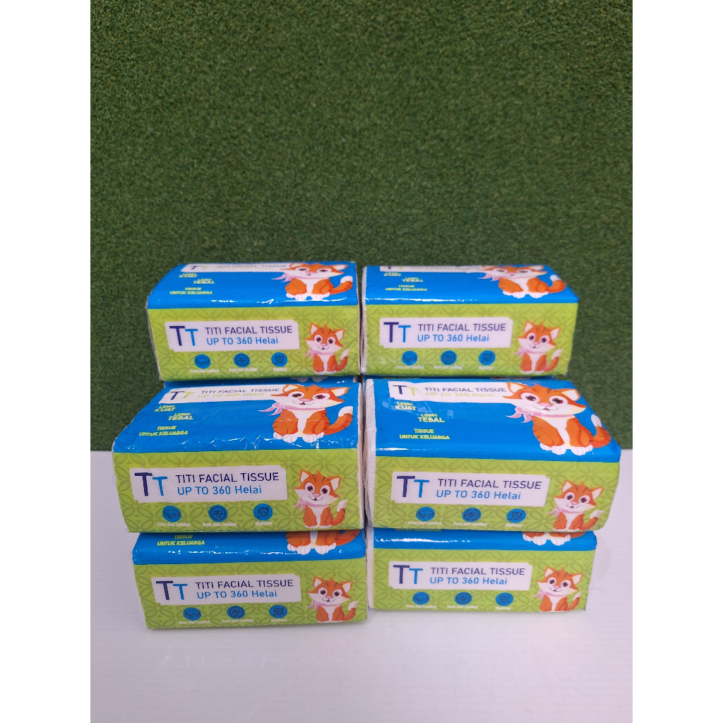 Jual TISU TITI FACIAL TISSUE 360 HELAI ISI 10 PACK | Shopee Indonesia