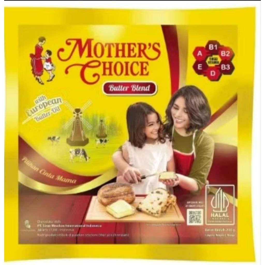 Jual mother choice 200gr margarine saset/margarin mentega | Shopee ...