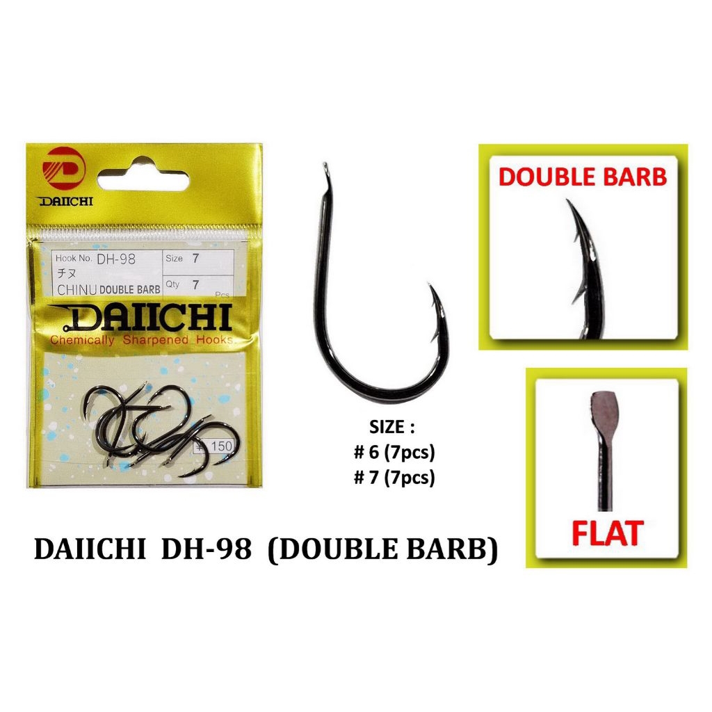 Jual Mata Pancing DAICHI DH-98 ( Double Barb ) | Shopee Indonesia