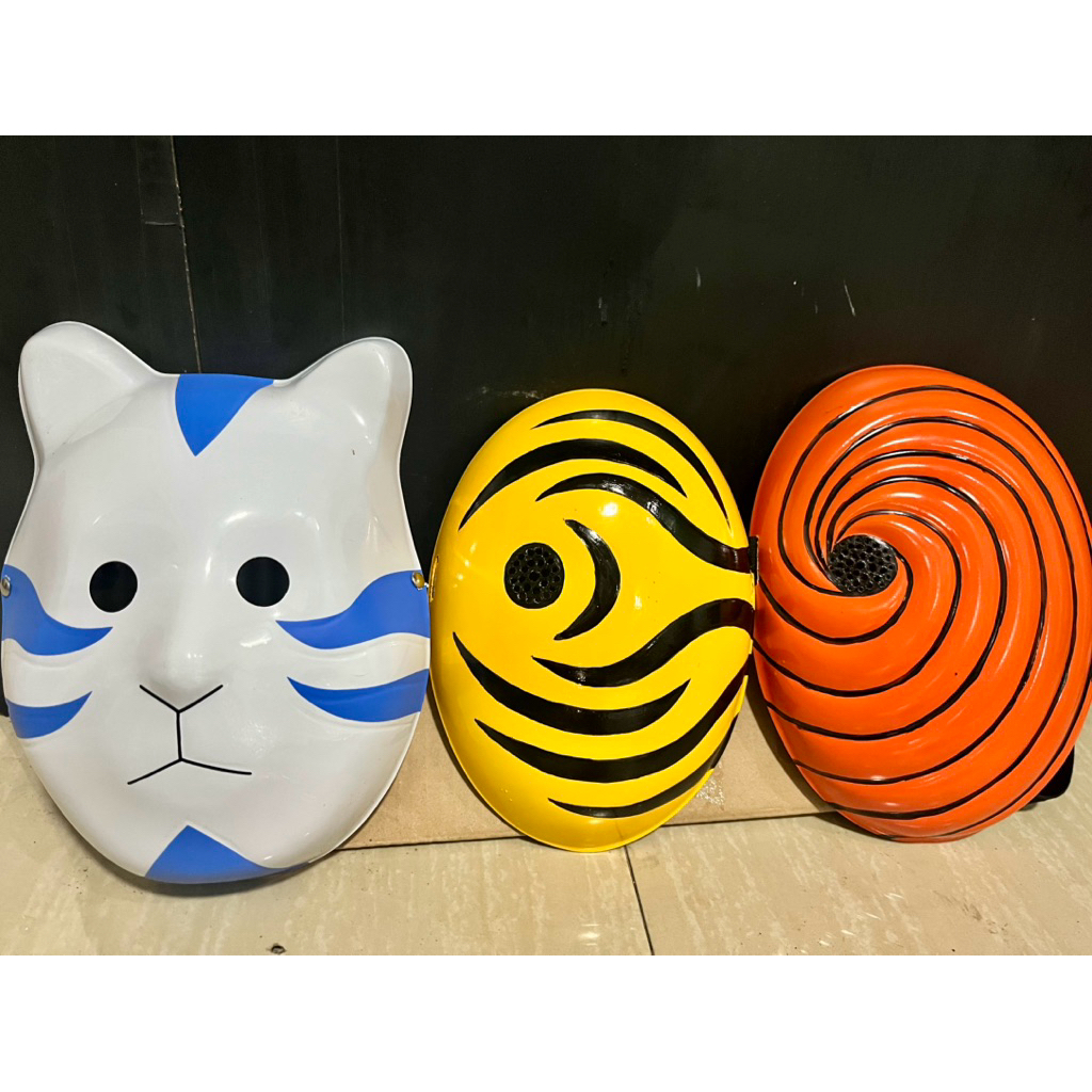 Jual Topeng anime kartun cosplay naruto anbu obito topeng hallowen ...
