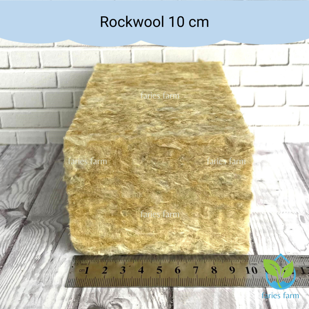 Jual Rockwool Hidroponik 10 cm Rockwool Media Tanam | Shopee Indonesia