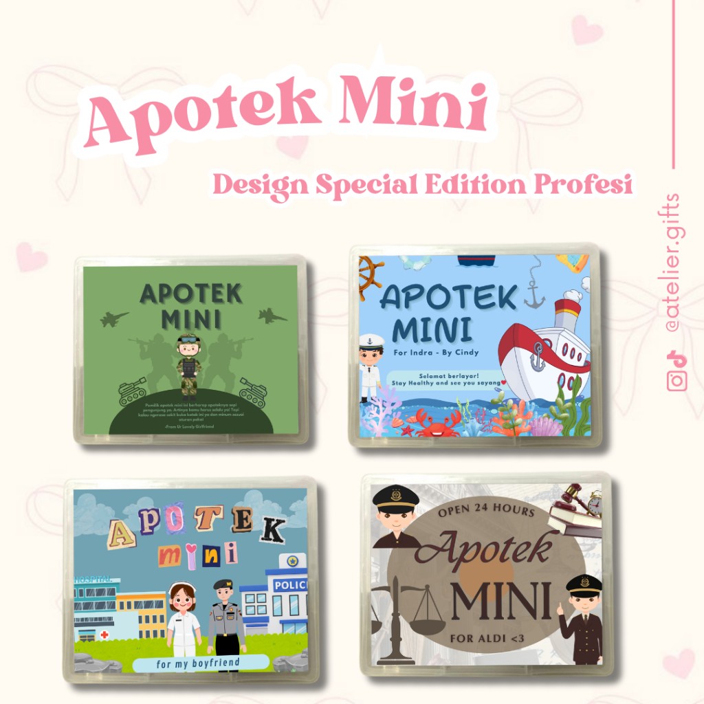 Jual [ READY ] Special Edition | Apotek Mini | Custom Gift | Gift Ideas ...