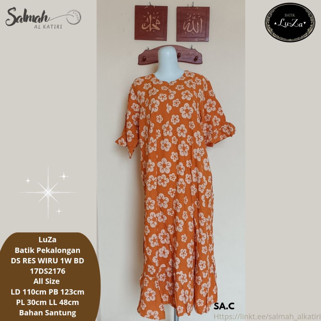 Jual Daster LuZa Batik Pekalongan DS RES WIRU 1W BD (C) | Shopee Indonesia