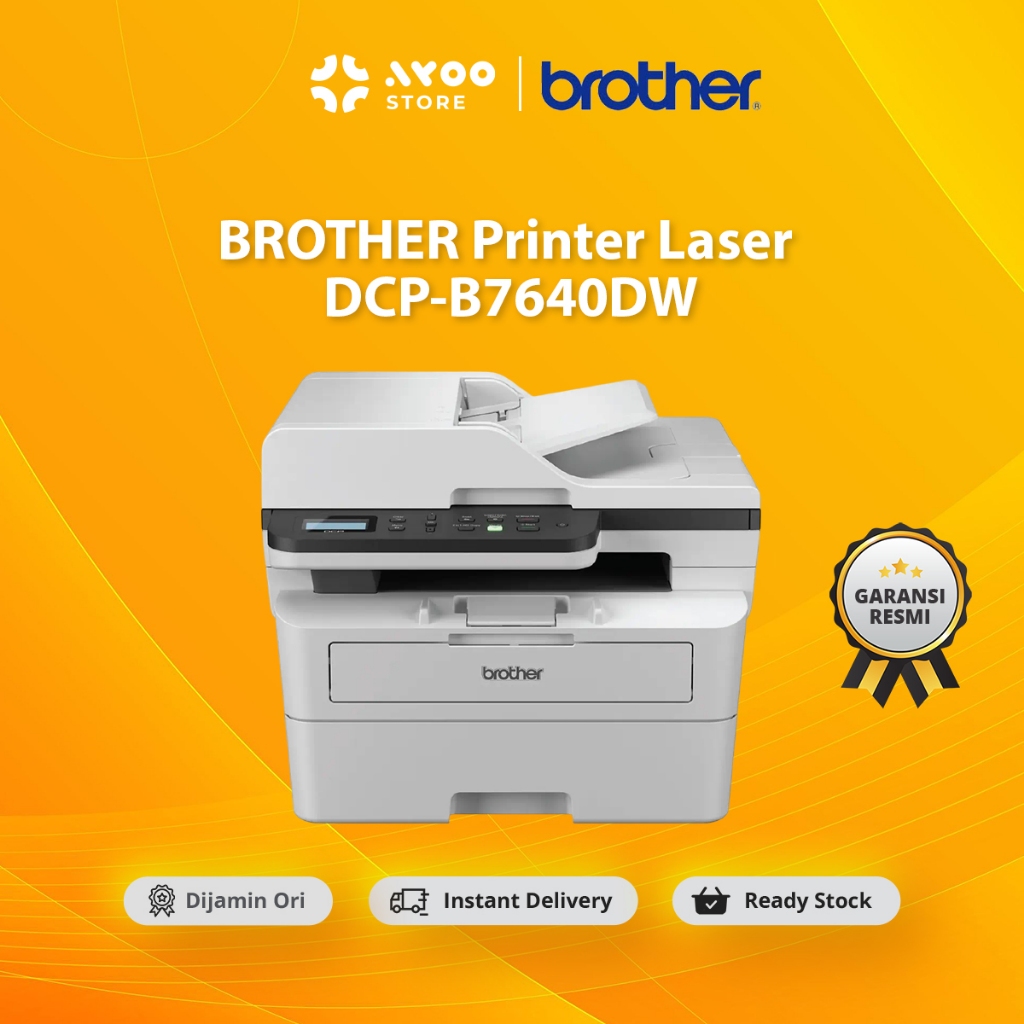 Jual Printer BROTHER Mono Laser DCP-B7640DW Duplex WiFi Print-Scan-Copy ...