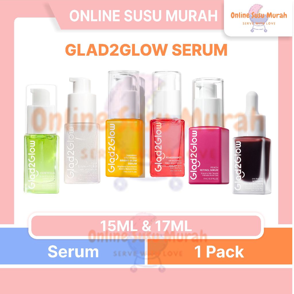Jual GLAD2GLOW CENTELLA CLEAR ACNE POMEGRANATE BRIGHT YUJA DARK SPOT ...
