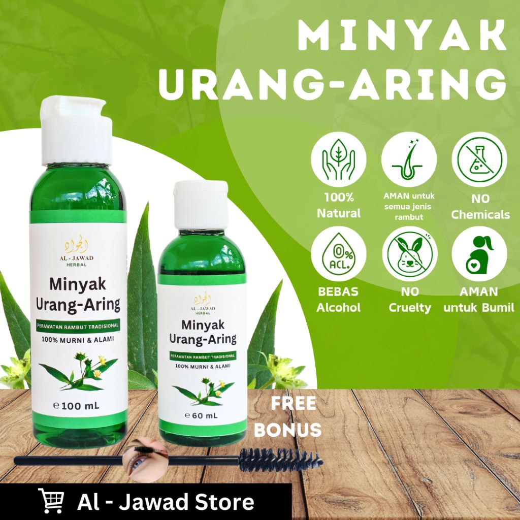 Jual Minyak Urang Aring l Eclipta Alba l Bhringraj Hair Oil l Minyak ...