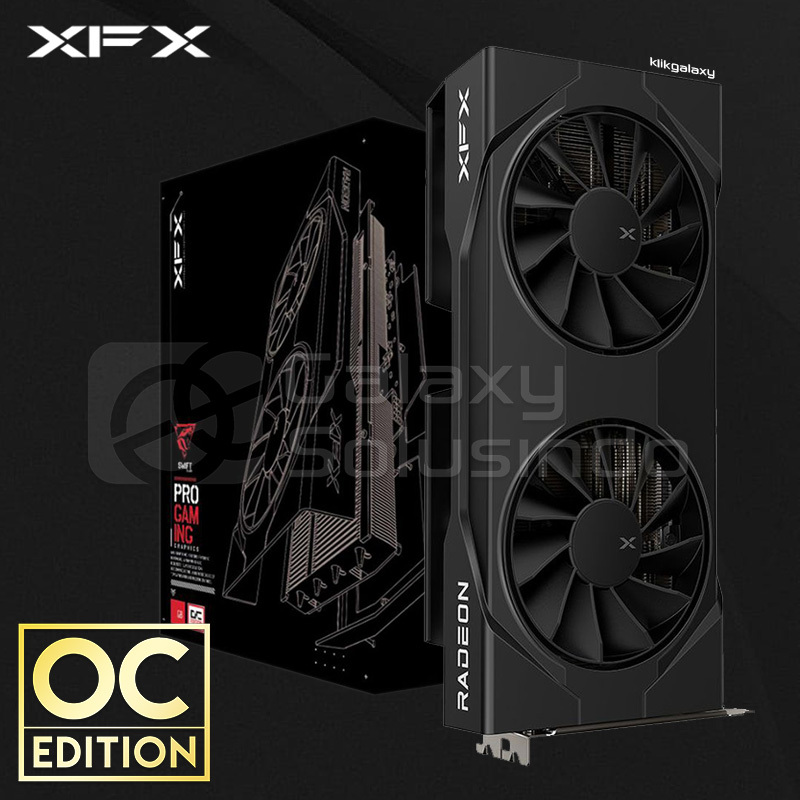 Jual XFX Radeon RX 9060 XT SWIFT 16GB OC GDDR6 - VGA RX9060 DDR6 RDNA 4 ...