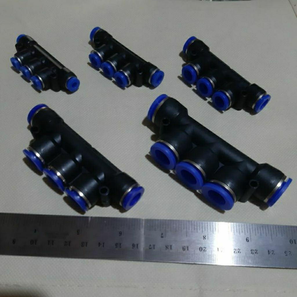 Jual MPK Fitting Manifold 5 way Slip Lock / Soket Angin MPK 5 way ...