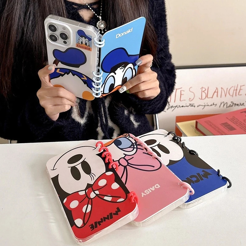 Jual 3D Cartoon Flip Notebook Holder Case for iPhone 16 Pro Max 11 12 ...