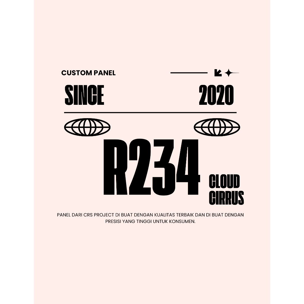 Jual Panel Custom R234 Premium full presisi By Cirrus | Shopee Indonesia