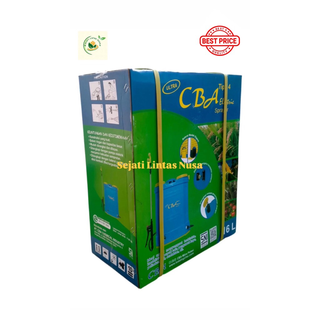 Jual Sprayer Cba Elektrik 16L Tipe 4 Kapasitas 16L | Shopee Indonesia