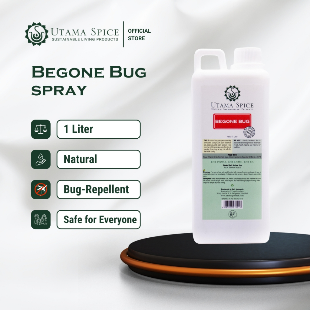 Jual Utama Spice Begone Bug Spray 1 LITER | Shopee Indonesia