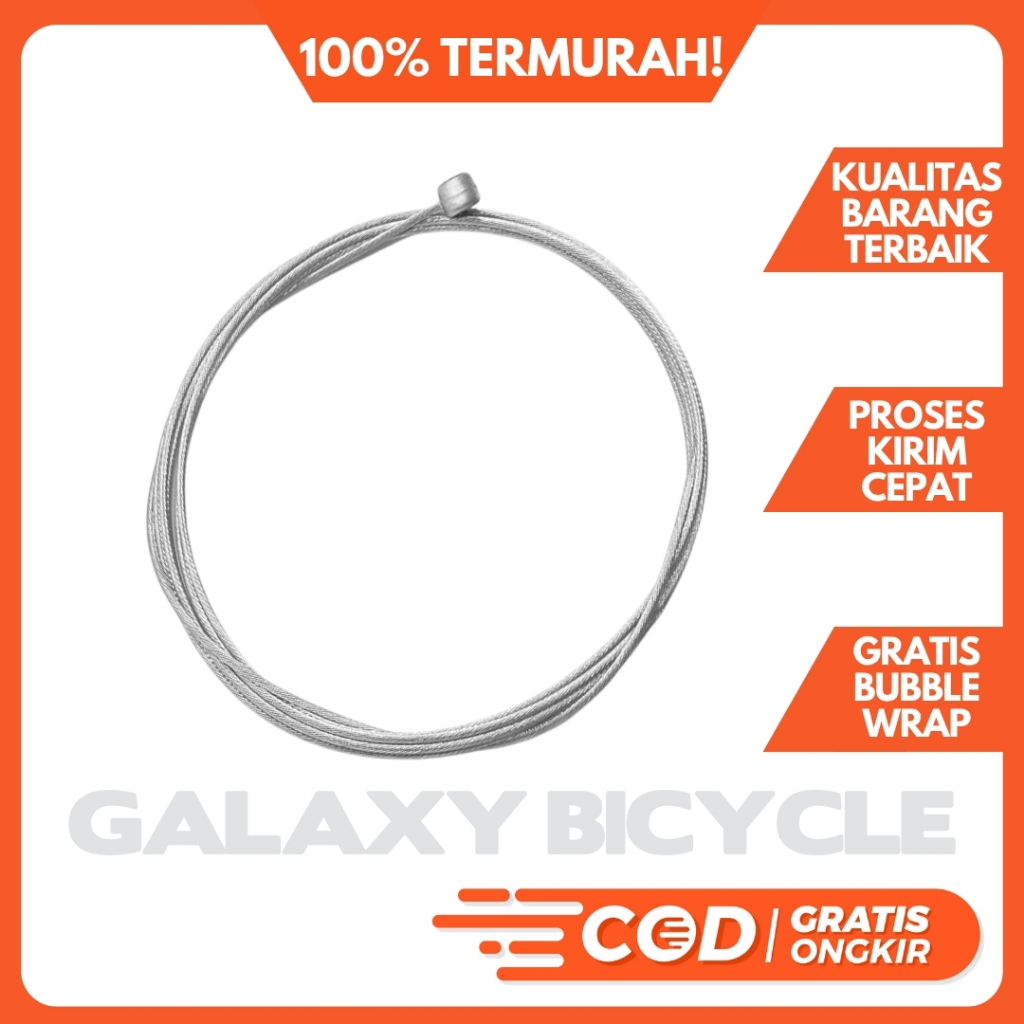 Jual Kawat Inner Rem Brake Sepeda Galvanized Front 1100MM 1.1 Meter ...