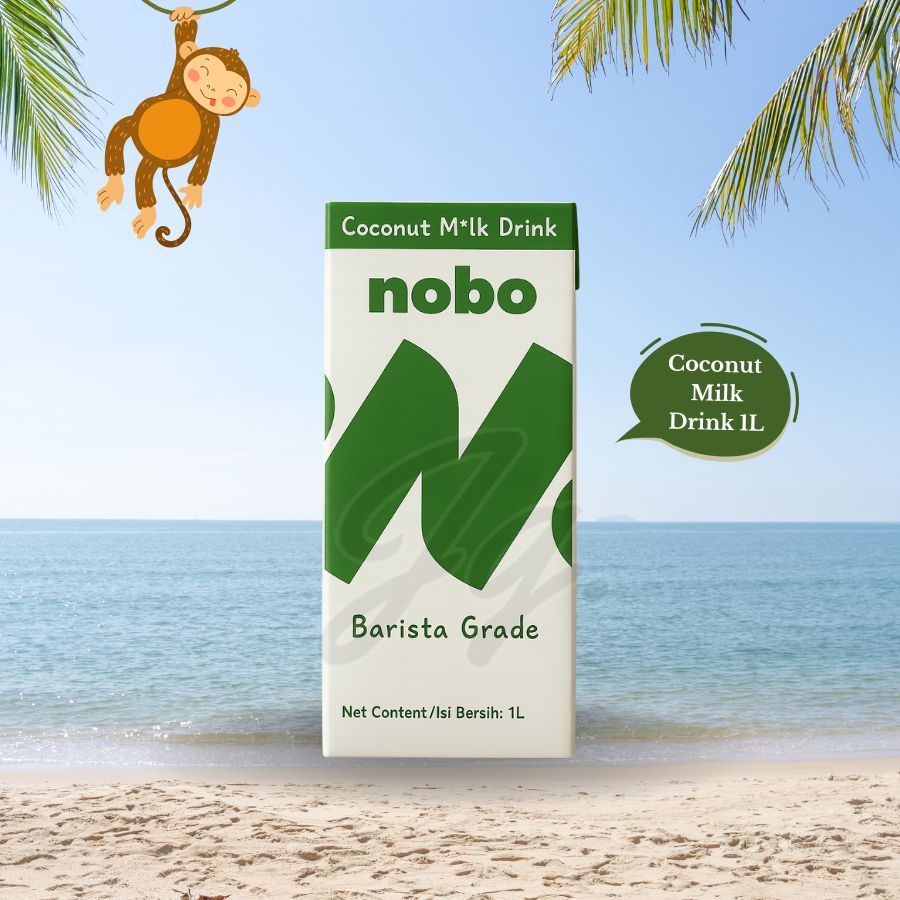 Jual NOBO Coconut Milk Drink 1000 ML | Susu Kelapa Pilihan Barista 1 L ...