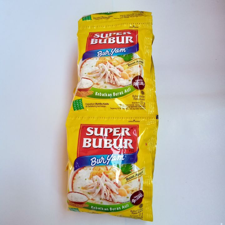 Jual Super Bubur Buryam Renceng Sachet isi 10 Bungkus ( Harga 1 Renceng ...