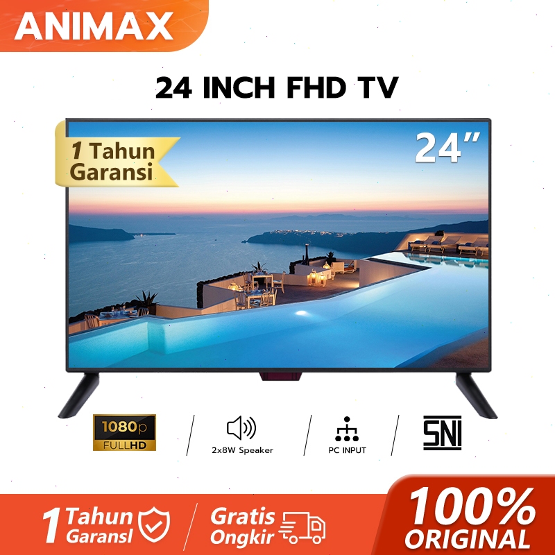 Jual Animax TV Digital 24 inch FHD TV LED 21 inch 22 inch 24 inch 25 ...