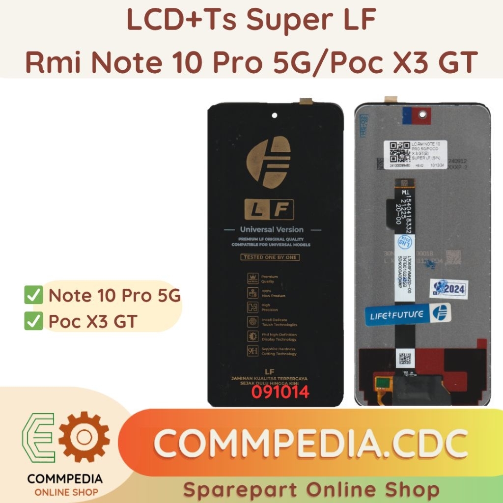 Jual LCD+Ts Xmi Rmi Note 10 Pro 5G/Pocphone X3 GT | Shopee Indonesia