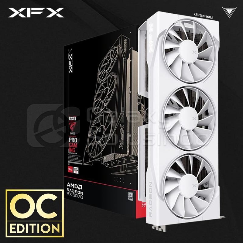Jual XFX Radeon RX 9070 SWIFT WHITE 16GB OC GDDR6 - VGA RX9070 DDR6 ...