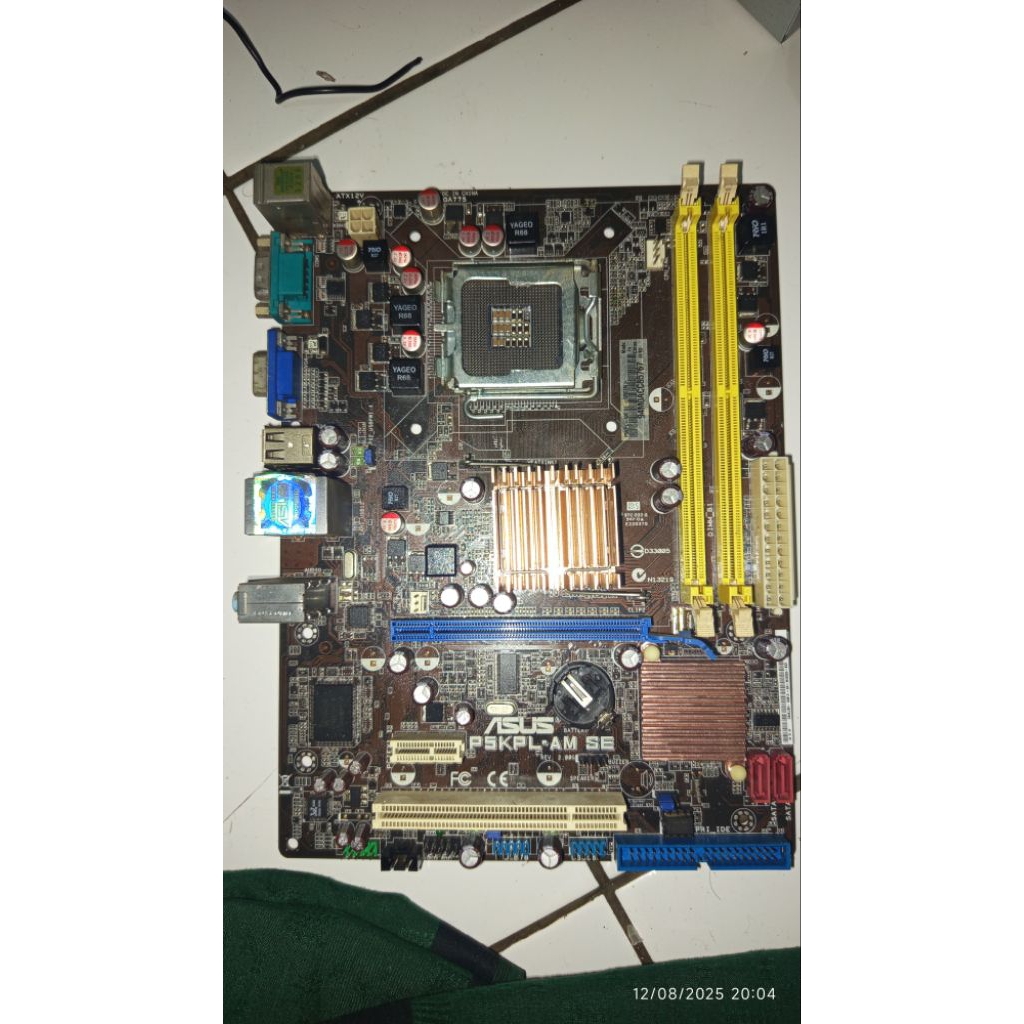 Jual mainboard asus P5KPL-AM SE DDR2 nyala tidak tampil | Shopee Indonesia