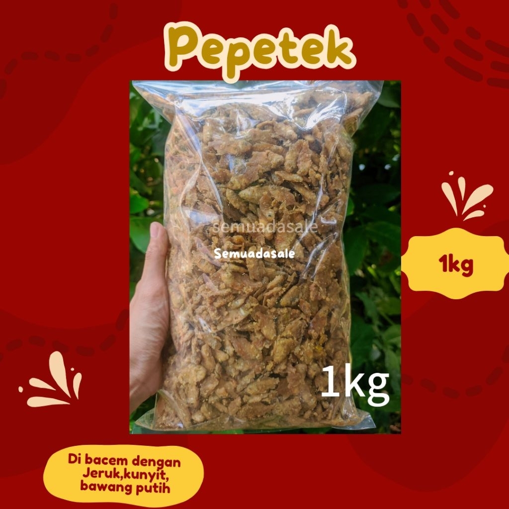 Jual PROMO pepetek 1kg baby fish crispy garing renyah gurih enak ...